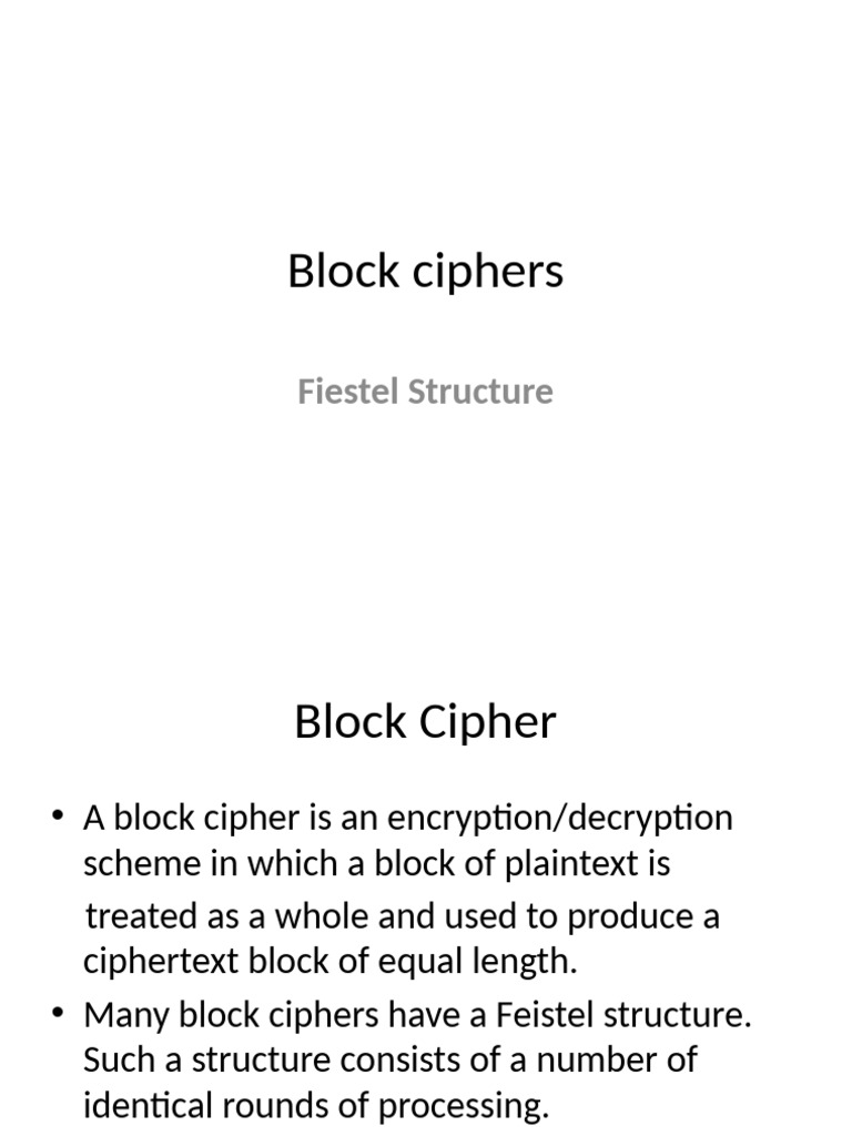 Block Ciphers | PDF