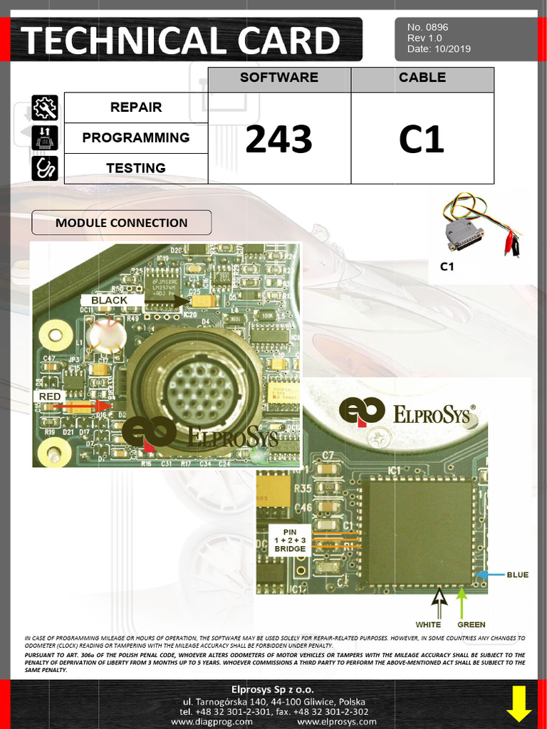 Software Software Software Cable Cable: Module Connection Module ...