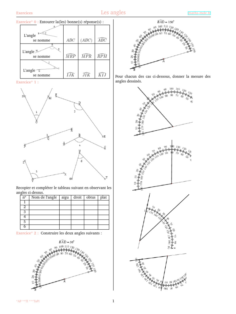 Exo Angles 6e | PDF