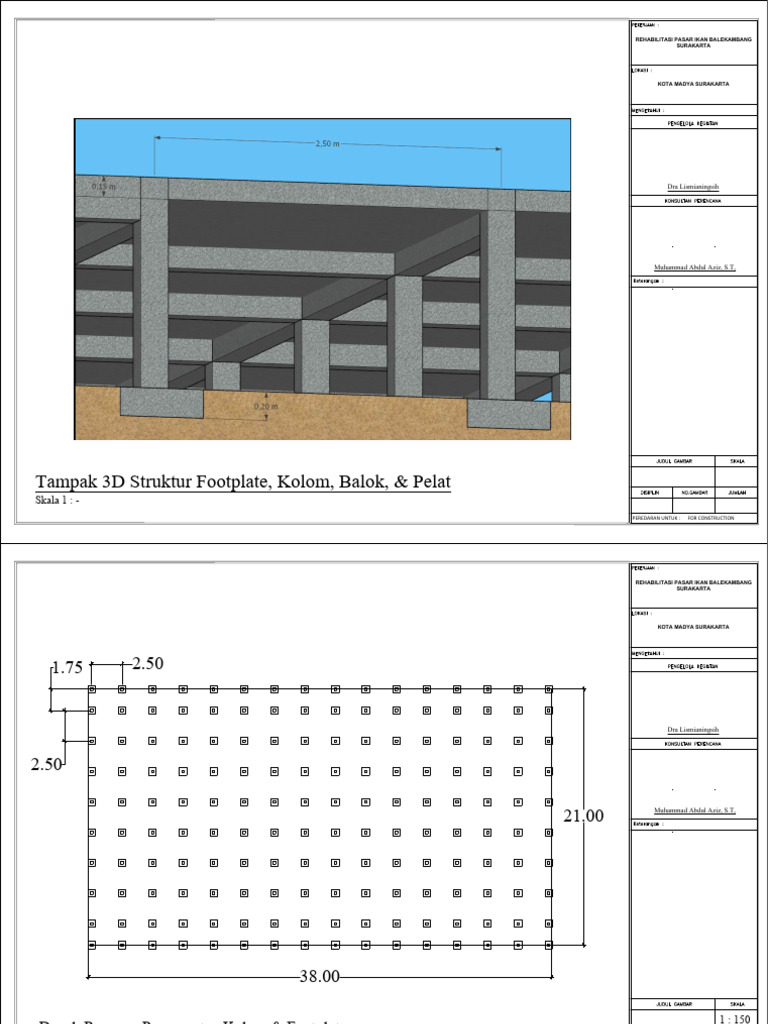 Design Pasar Atas Kolam | PDF
