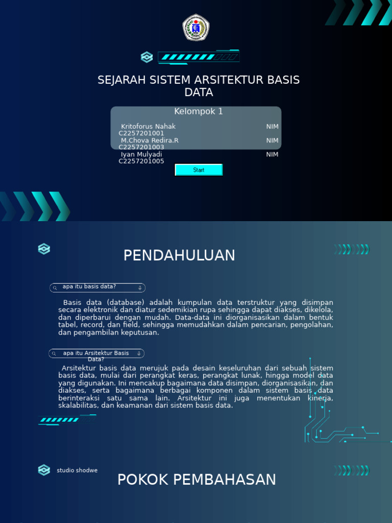 Sejarah Sistem Arsitektur Basis Data Dari Generasi Awal Basis Data Hingga Tren Terbaru Dalam ...