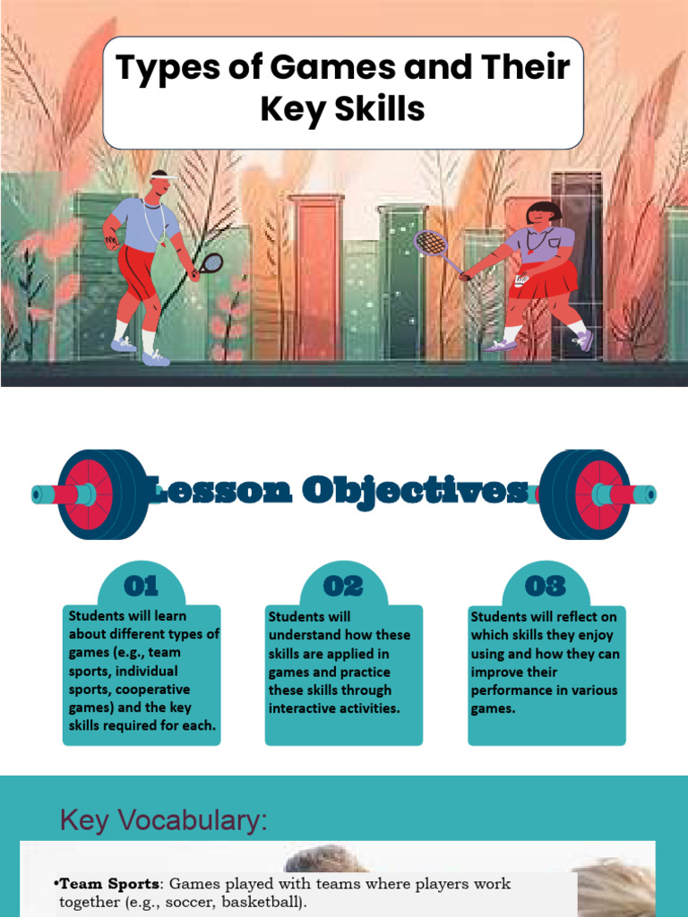 Grade 5 Pe Lesson 3 Types Of Games And Their Key Skills Pdf