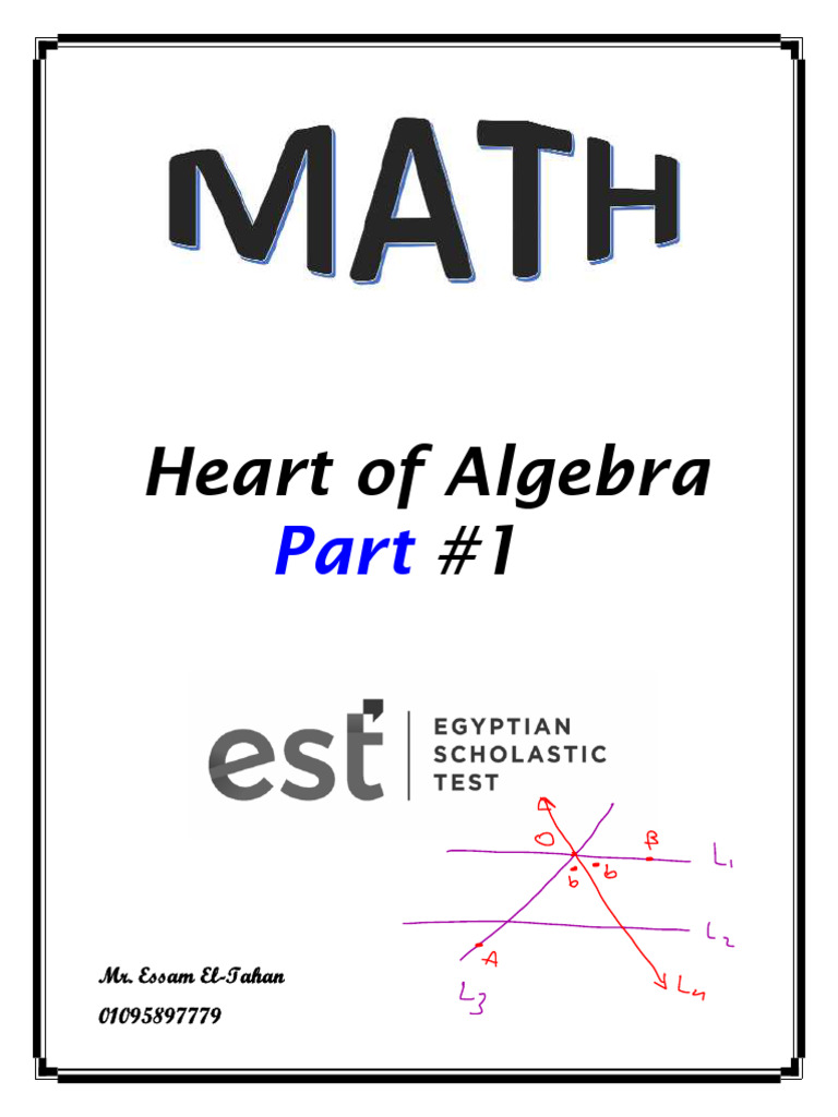 1 - Heart of Algebra - Part 1 - LT | PDF