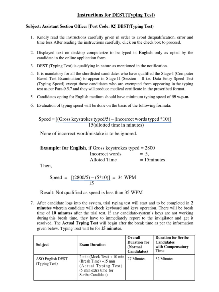 Aso Eng Typing Instruction03092024 | PDF | Text | Computing