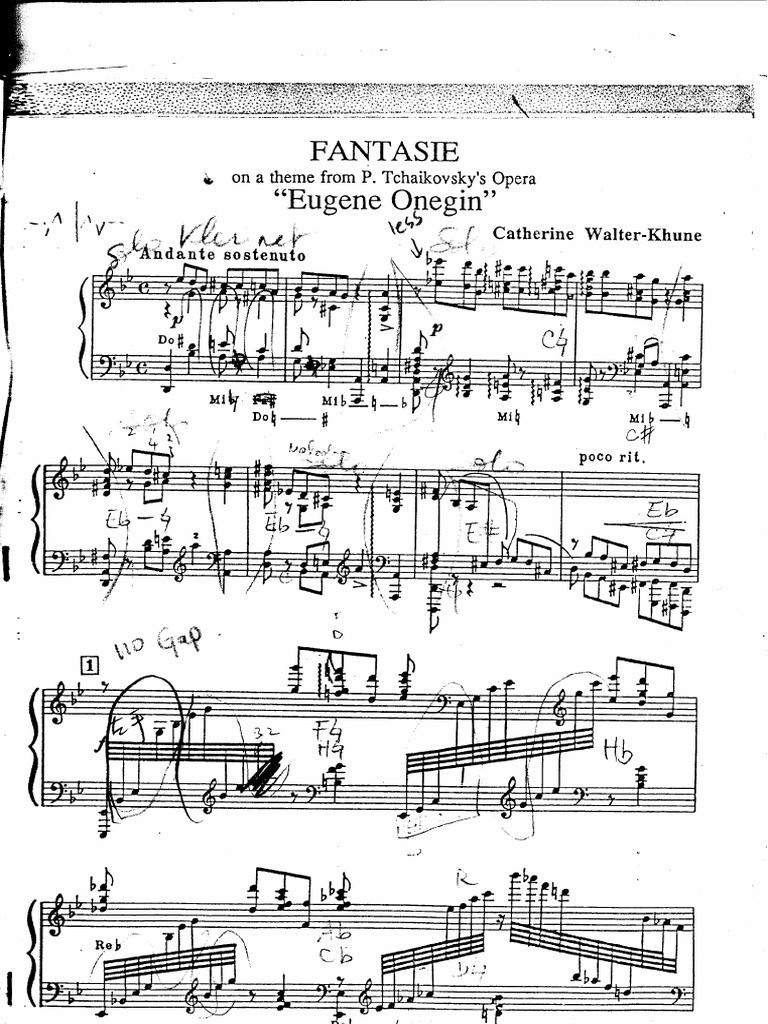 Tchaikovsky Fantasie | PDF