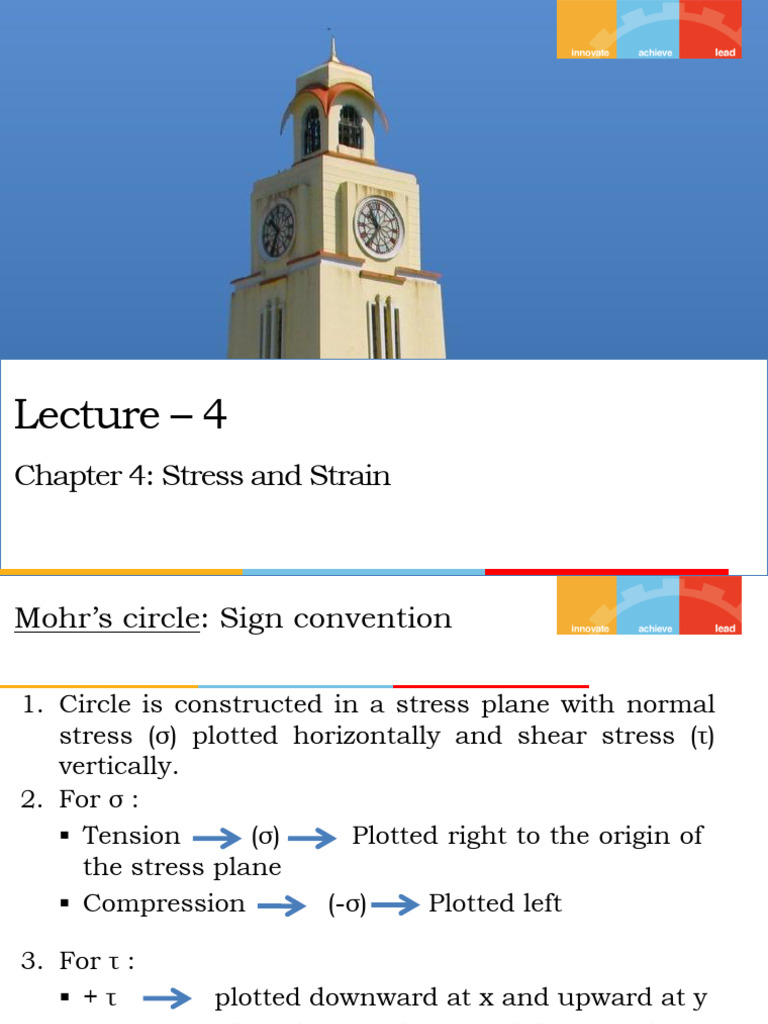 Stress and Strain Module 4 | PDF