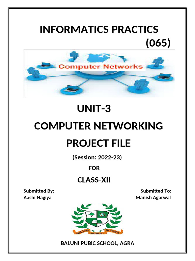 Informatics Practics | PDF