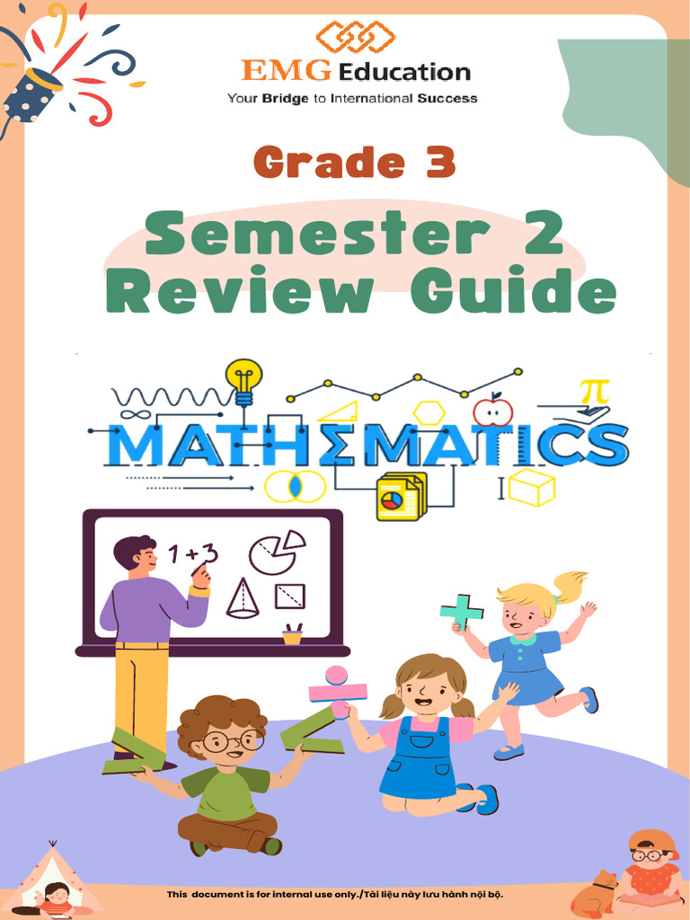 MATHS SEMESTER 2 REVIEW GUIDE - Tổng Hợp Hướng Dẫn Nội Dung Ôn Tập (Printable) | PDF