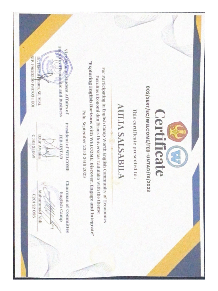 Certificate | PDF
