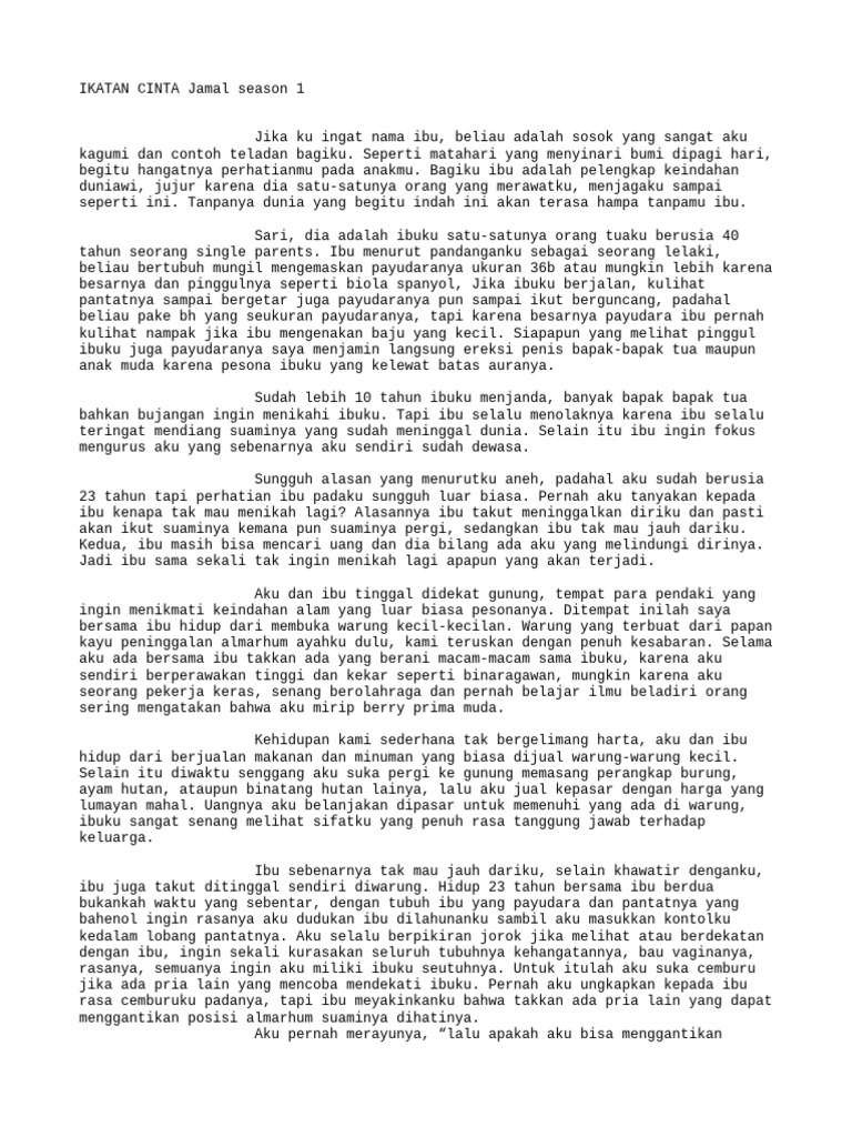 Ikatan Cinta - Jamal Dan Ibu | PDF