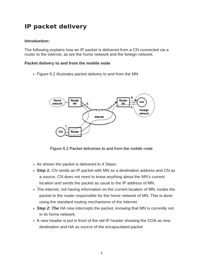 Mobile IP - Complete Notes | PDF