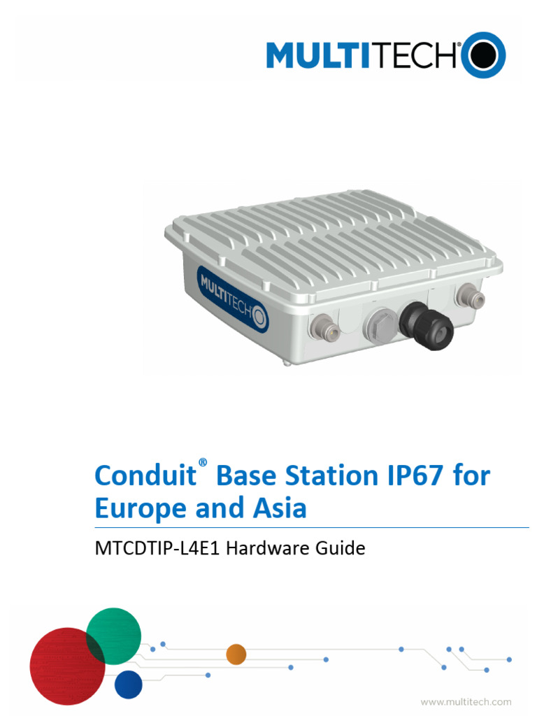 Multitech MTCDTIP 267A 868 - Hardware Guide | PDF | Antenna (Radio ...