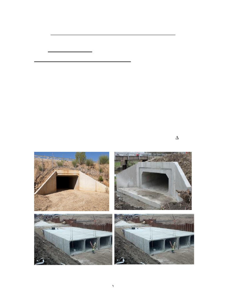 Hydraulic Design of Box Culverts | PDF