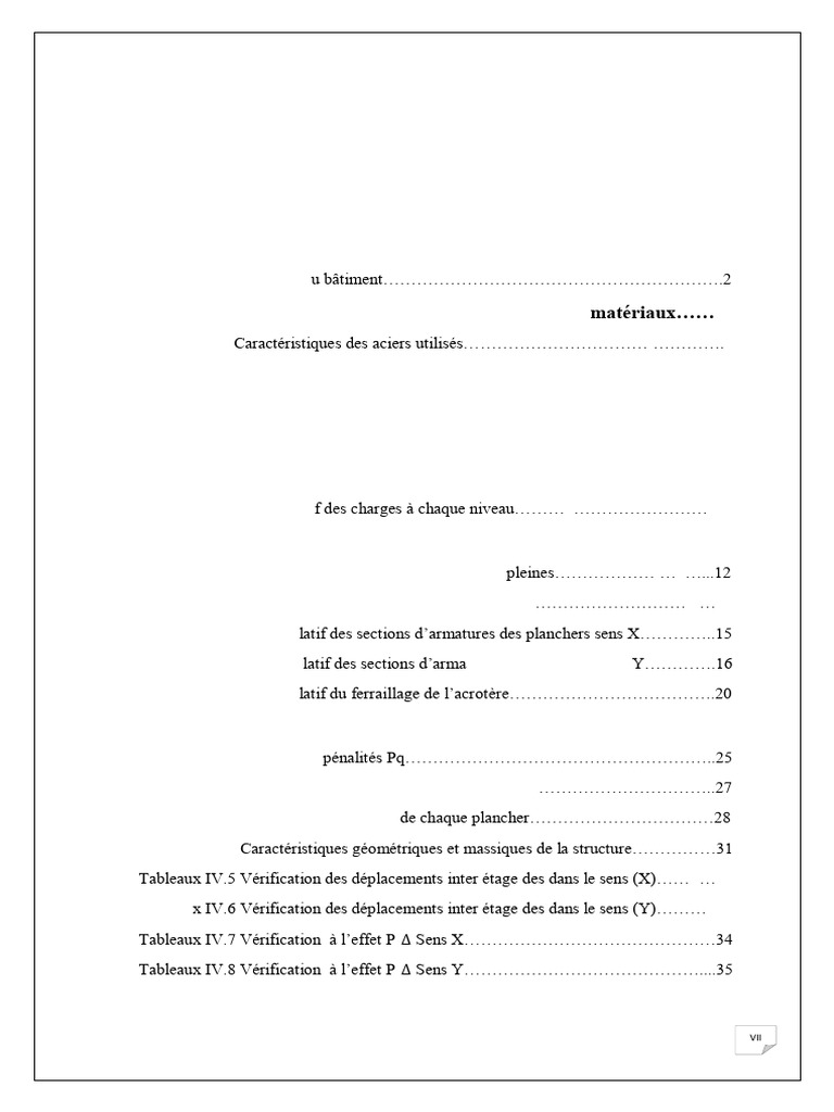 7-Liste Des Tableau | PDF