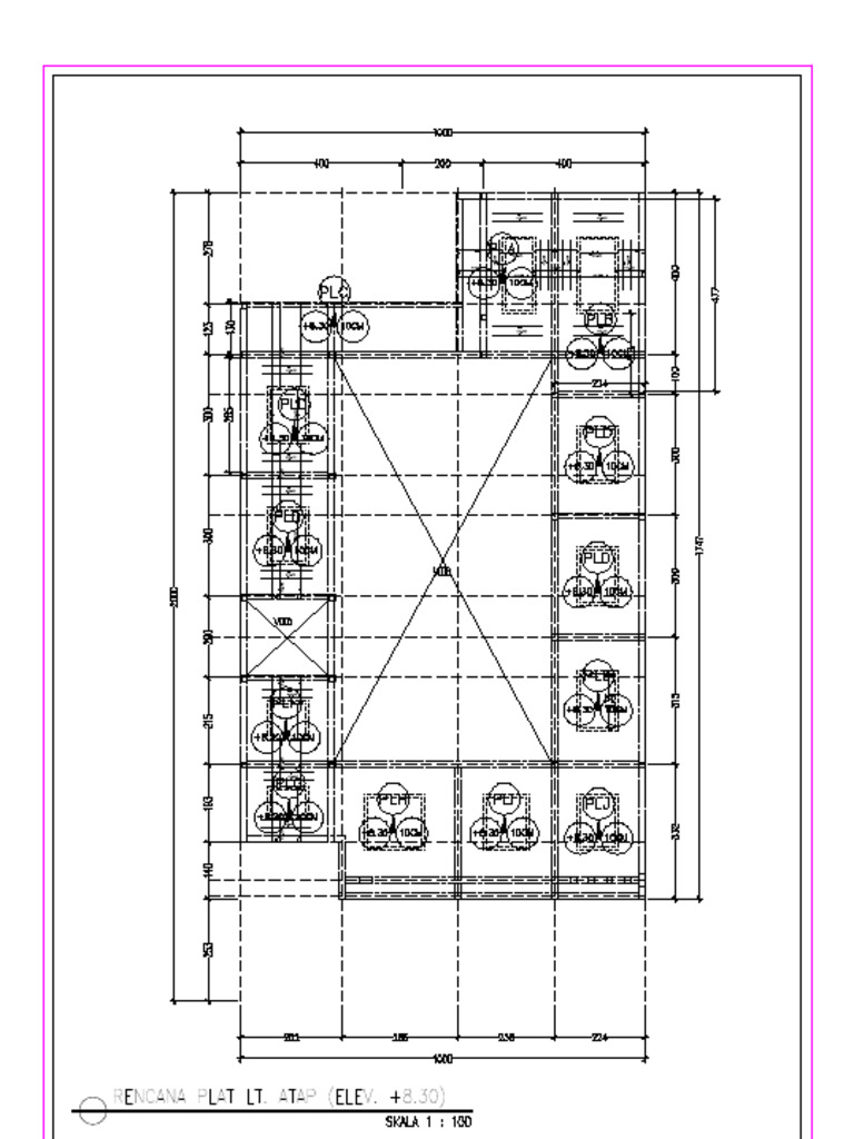 Denah Plat LT 3 | PDF