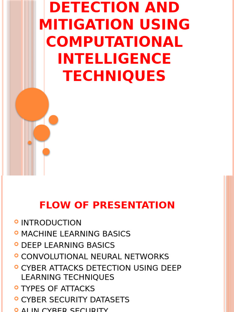 Cyber Attacks Detection and Mitigation Using Computational Intelligence | PDF