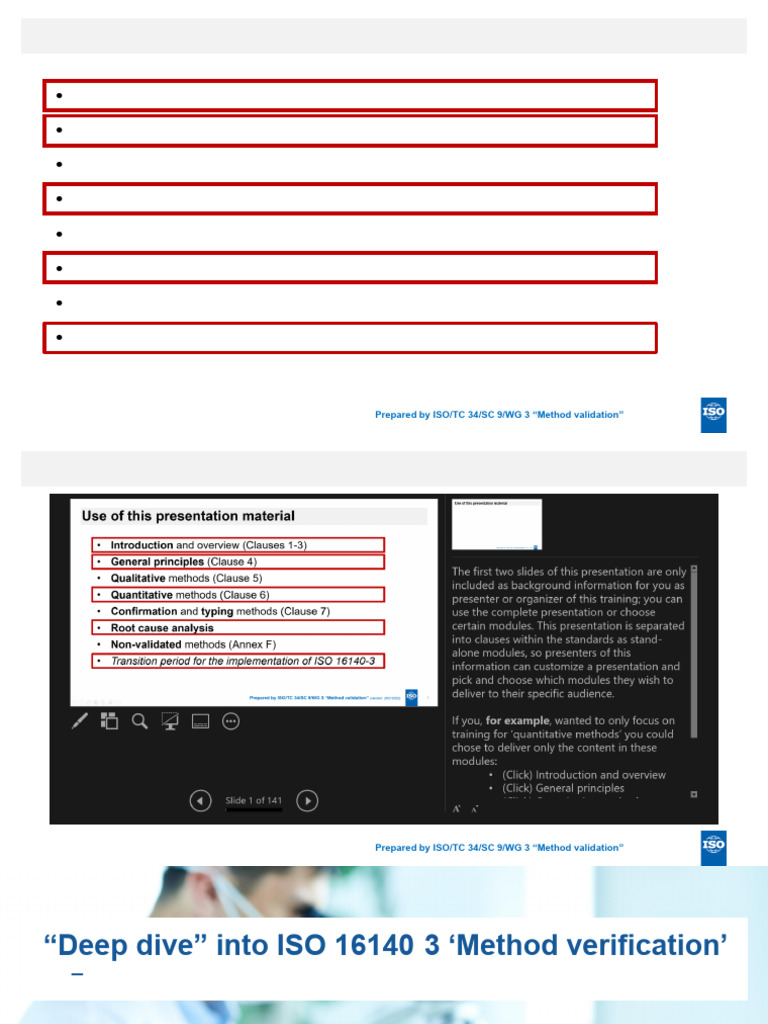 Deep Dive ISO 16140-3 2024 | PDF