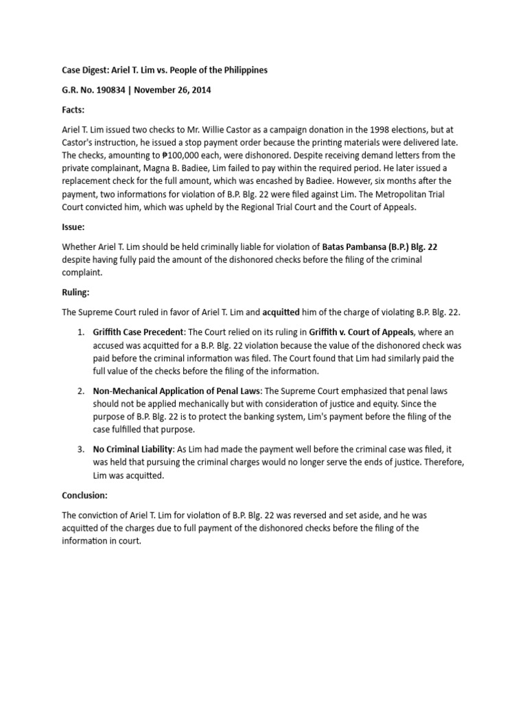 StatCon Digests For Online Class 9 19 | PDF