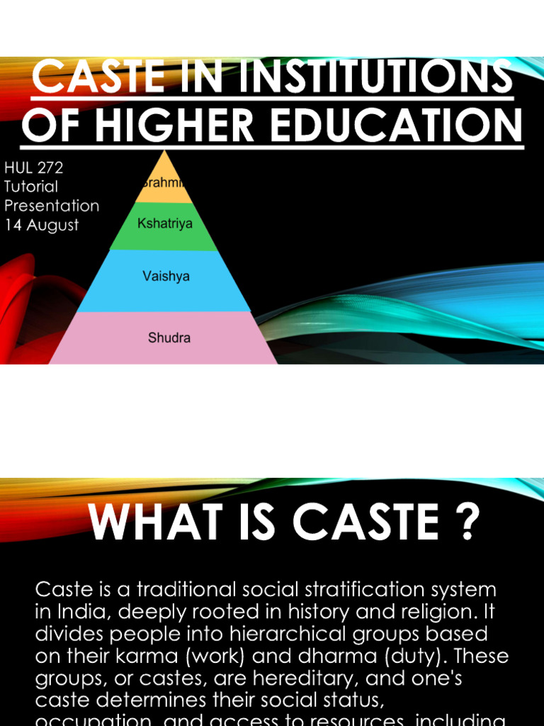 Caste in Higher Education | PDF