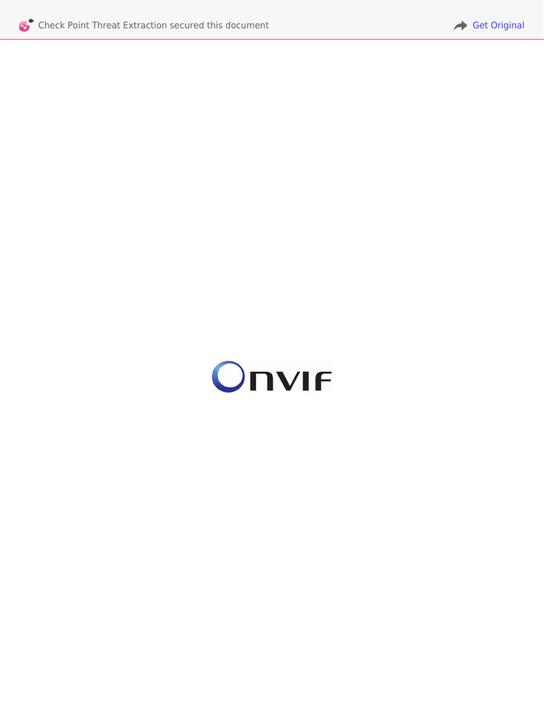 ONVIF Core Specification v1812 | PDF