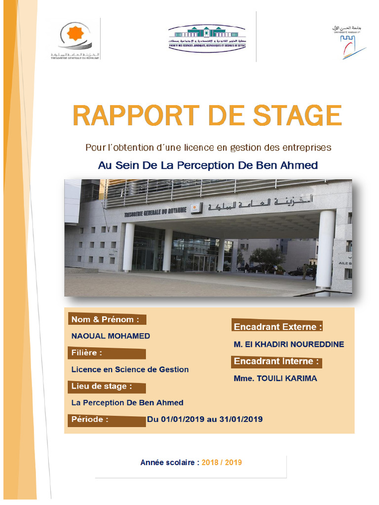Rapport de Stage-1 | PDF