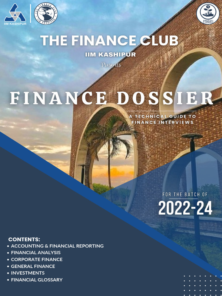 The Finance Club - Dossier | PDF