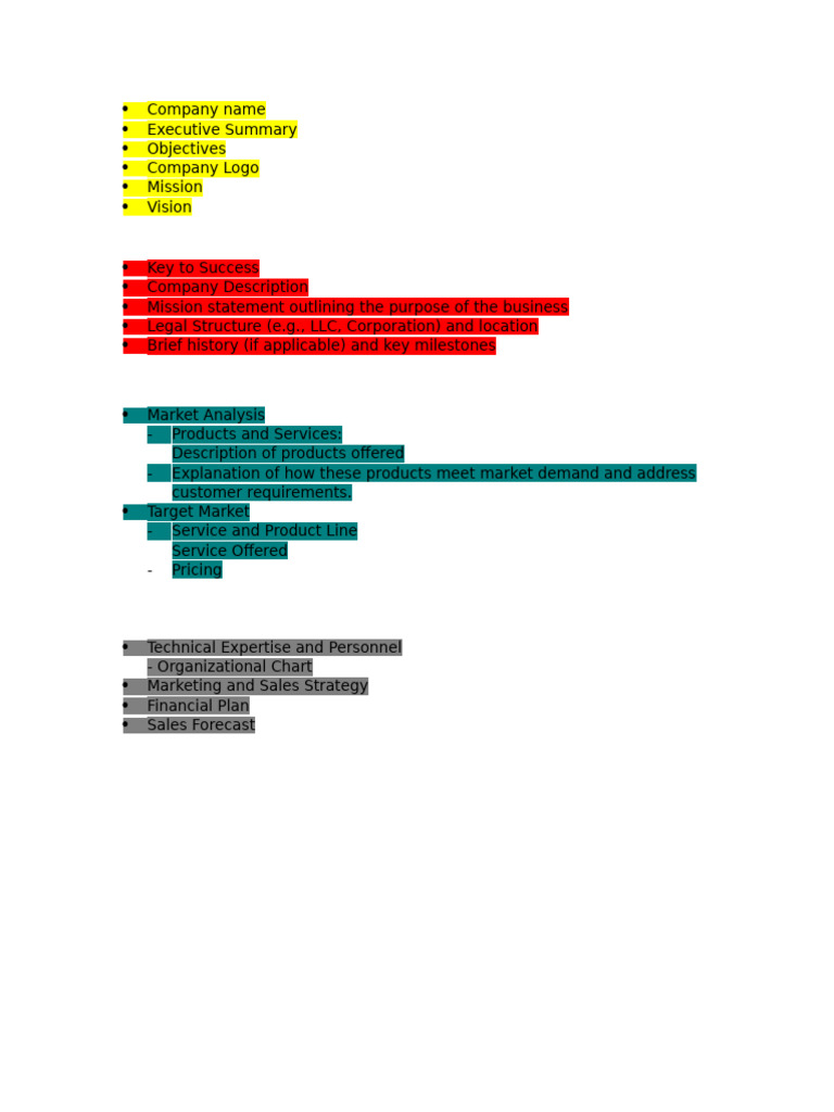 Business Plan Draft | PDF