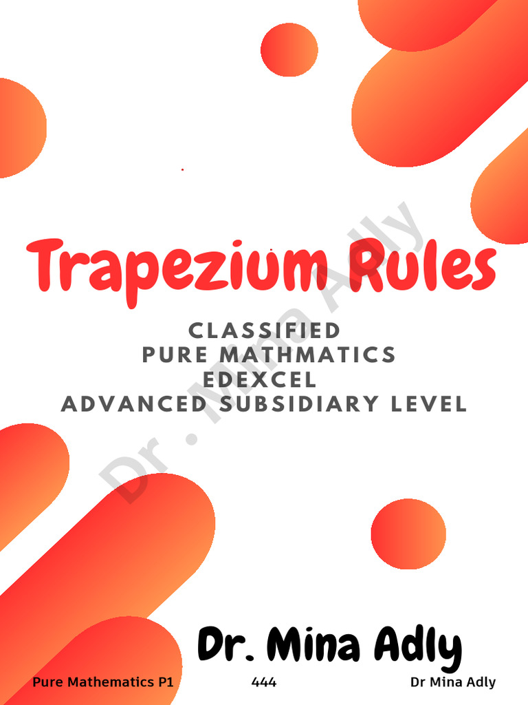 Trapezium Rules | PDF
