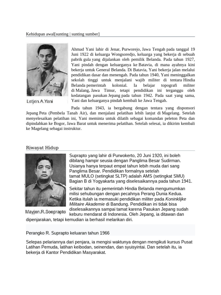 Biografi G30 Spki | PDF