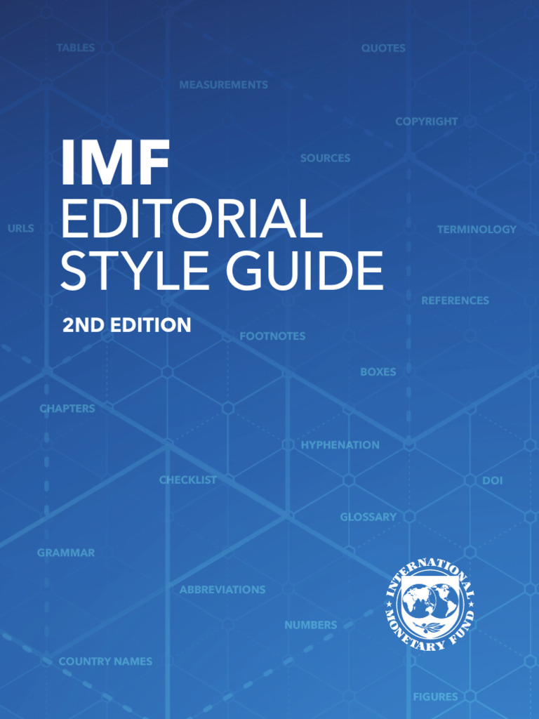 IMF Editorial Style Guide 2024 | PDF | International Monetary Fund | Art