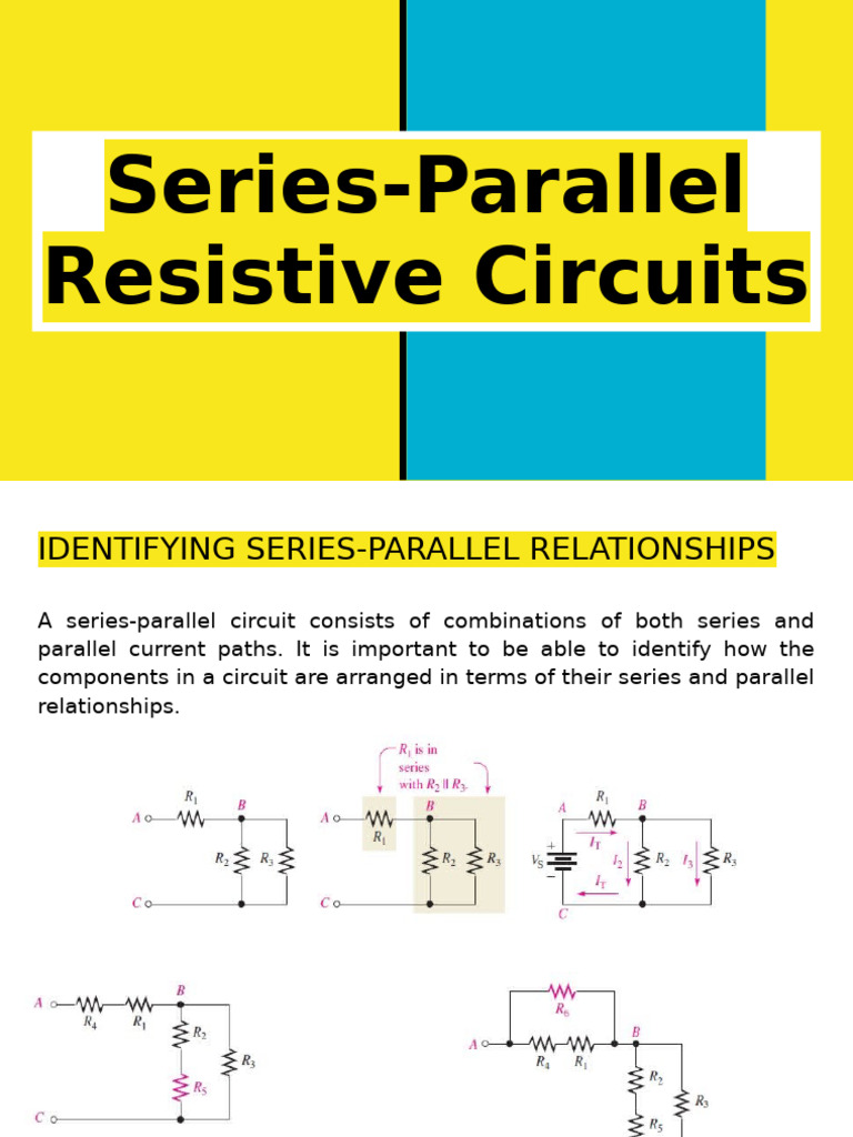 Series-Parallel Resistive Circuits | PDF