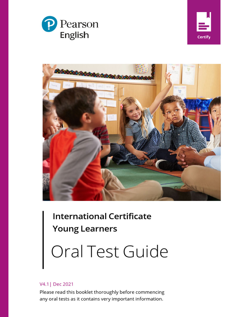 Pte Yl Oral Test Guide | PDF