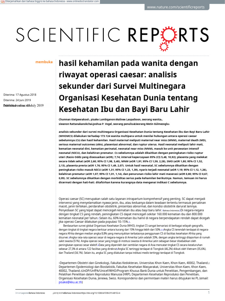 Persalinan Dengan Rwyt SC - En.id | PDF