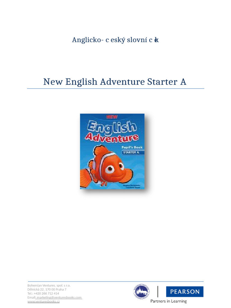 New English Adventure Starter A | PDF
