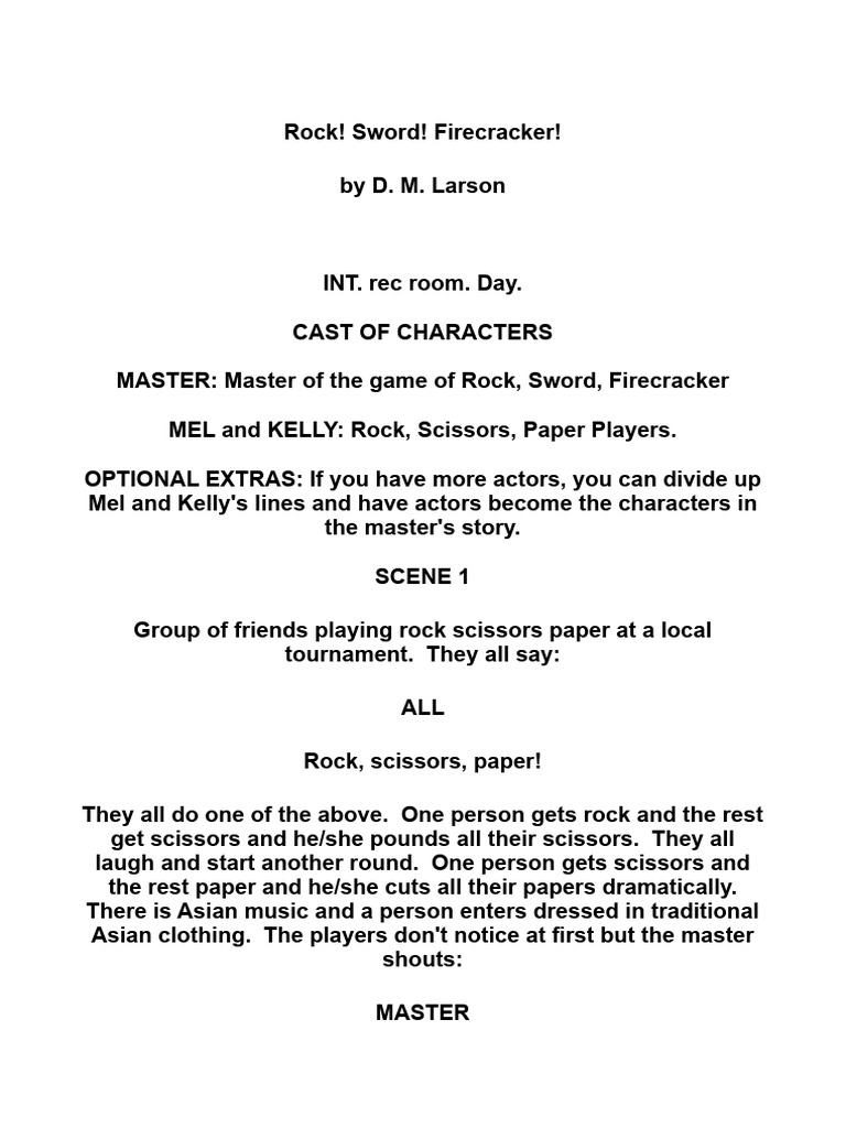 Drama Script | PDF