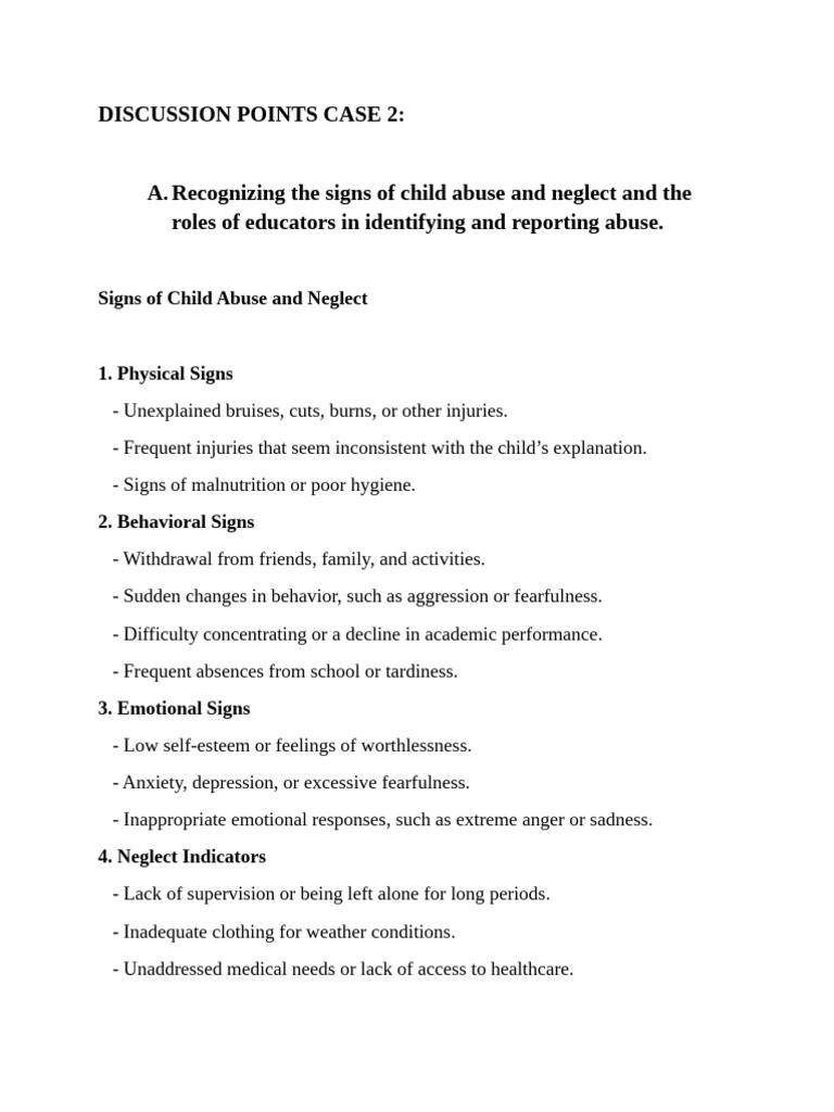 Case 2 - Discussion Points | PDF