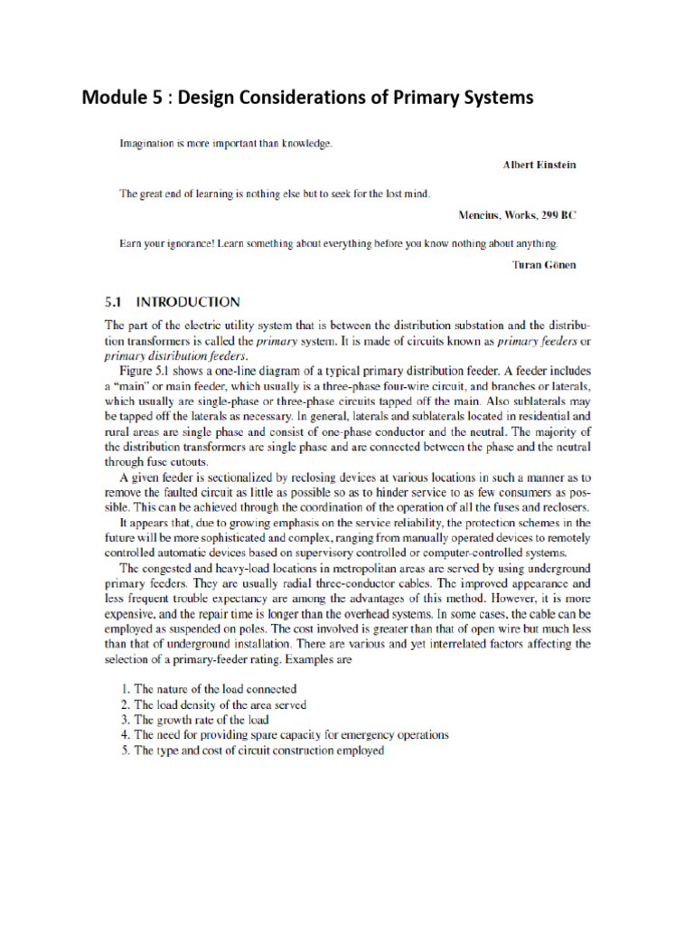 Primary Systems Design Considerations | PDF