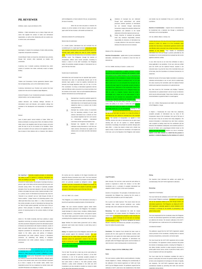 Pil Reviewer 2 | PDF