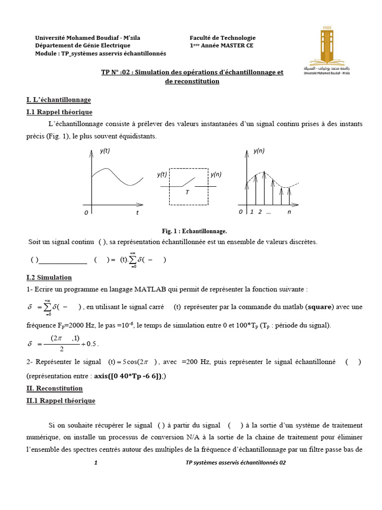 TP 02 - Master CE2 | PDF