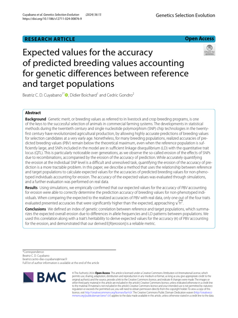 Genomic Accuracy Pdf