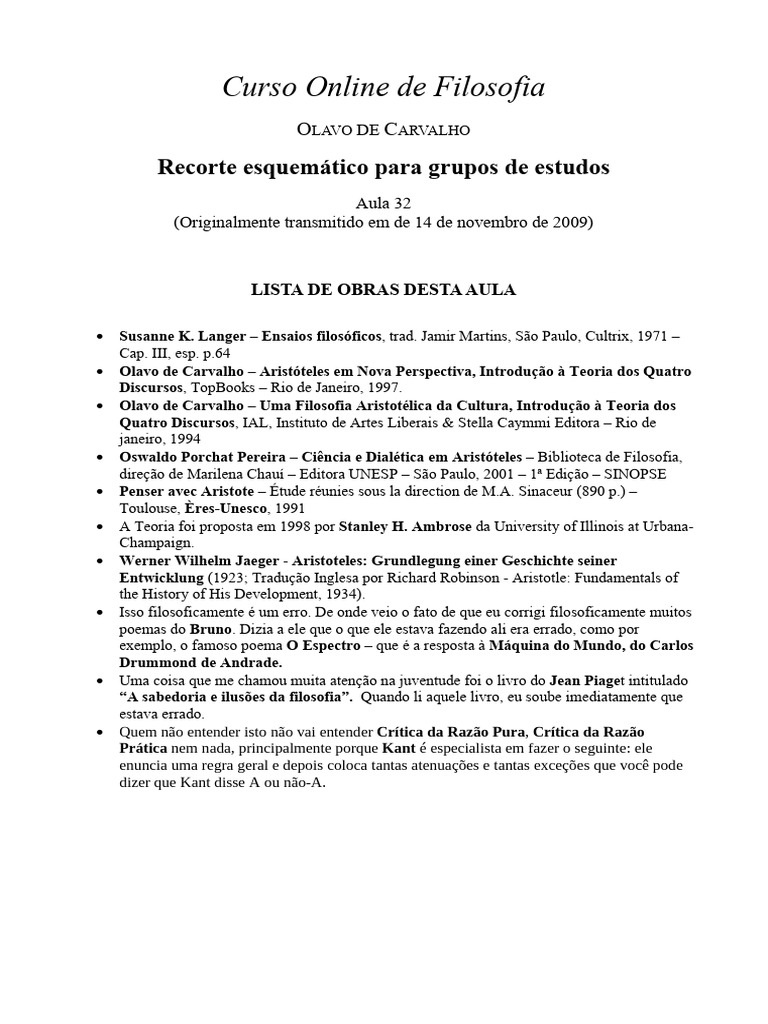 Recorte Esquemático - Aula 32 | PDF