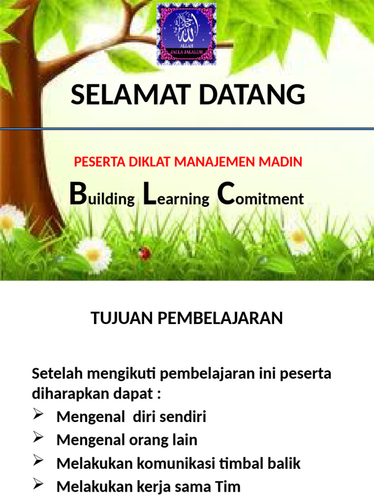 Bhn. Tayang BLC 1 | PDF