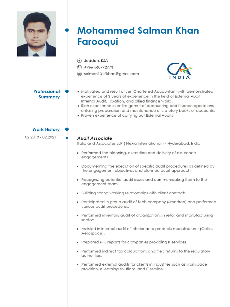 Salman Resume 1 | PDF