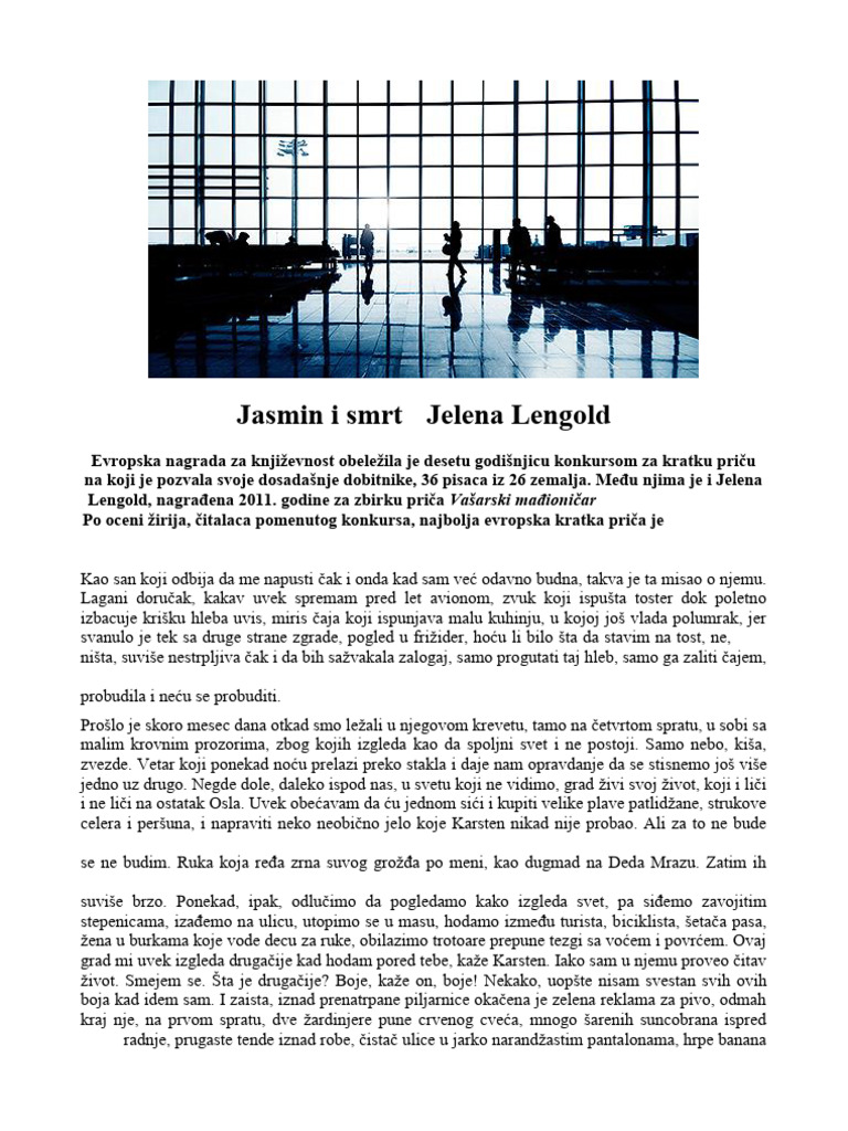 Jelena Lengold - Jasmin I SMRT | PDF