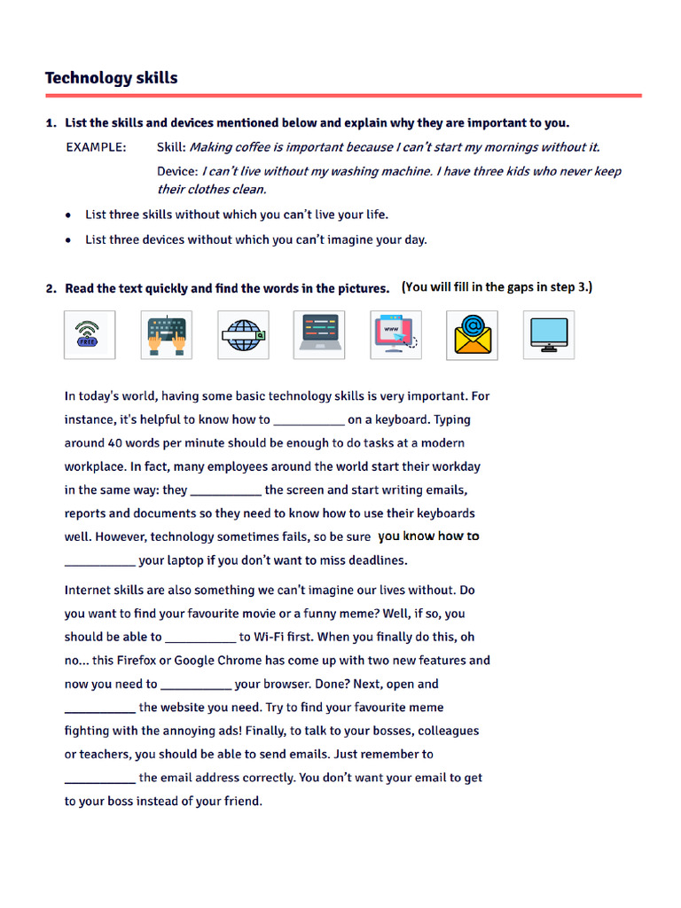 Technology Skills | PDF