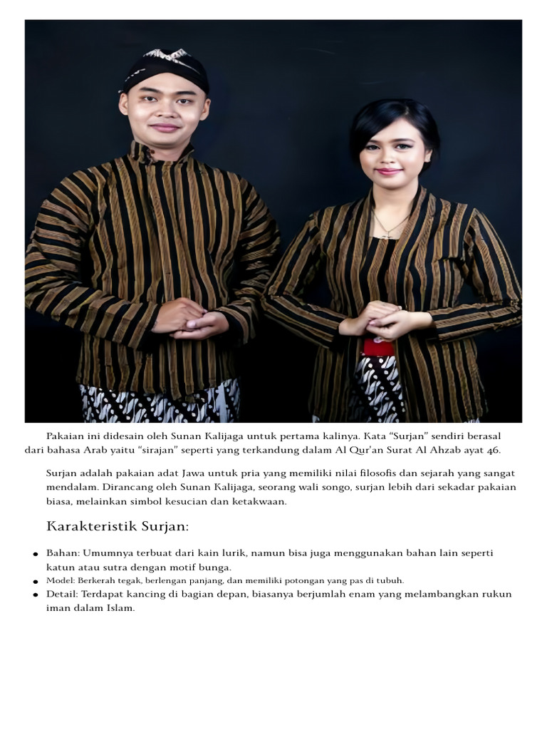 Baju Surjan | PDF