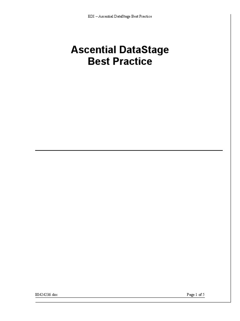 Ascential Datastage | PDF | Oracle Database | Databases