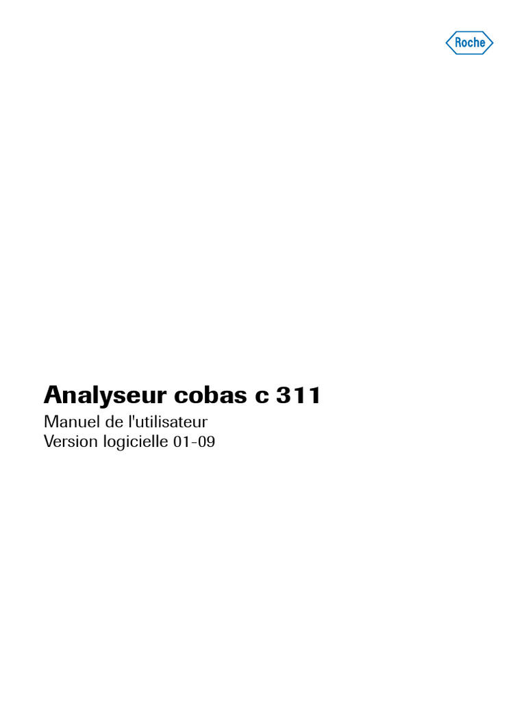 Cobas-C311 OM V3 FR | PDF