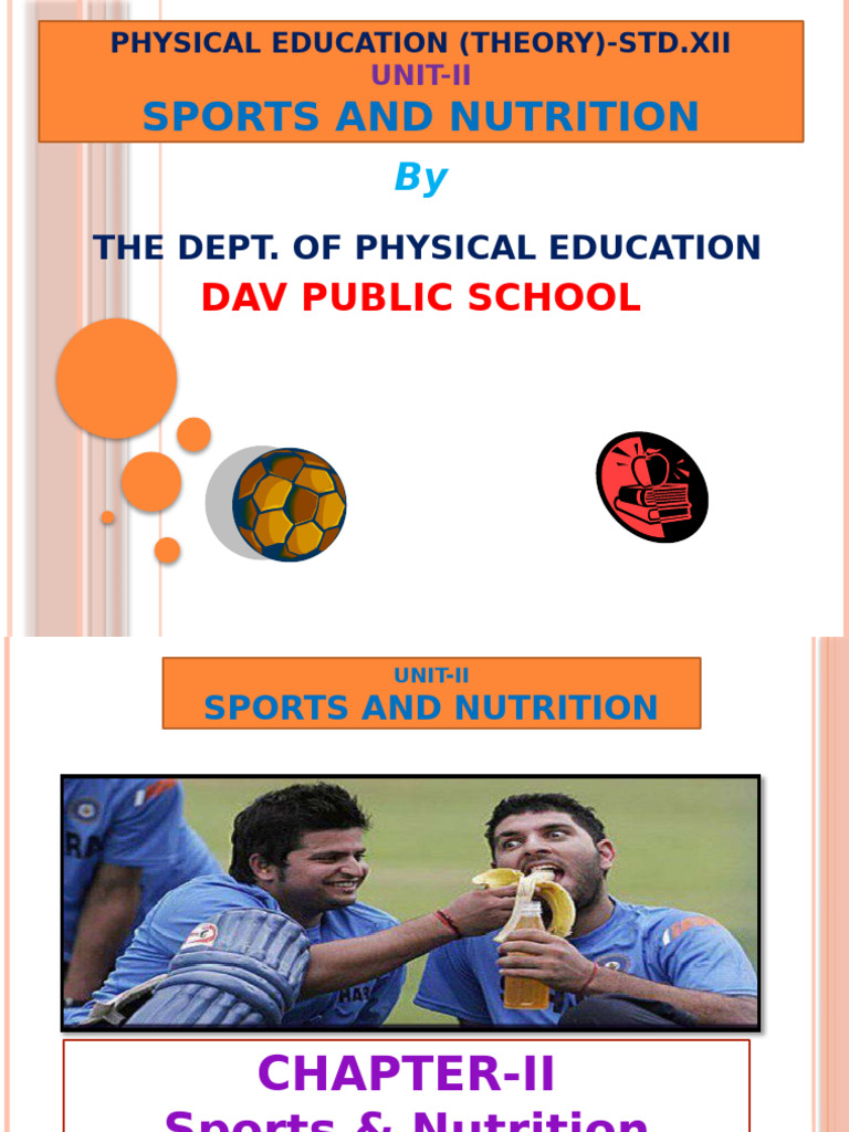 Sports Nutrition Overview for Class 12 | PDF | Nutrients | Self-Improvement