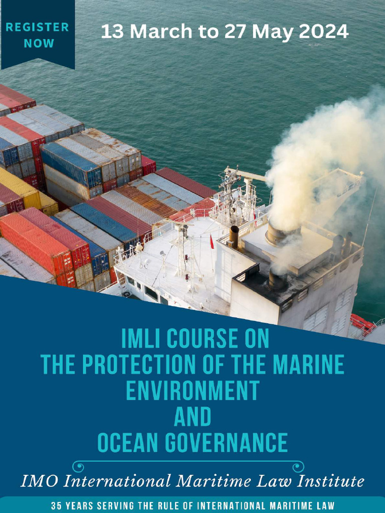 2024 Imli Course On The Protection of The Marine Environment and Ocean ...